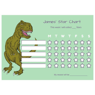 Dinosaur Reward Charts - Dinosaur Star Charts for Kids – Magnapix
